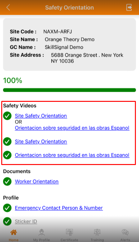 Where can I find the site safety orientation? – SkillSignal - Safety ...