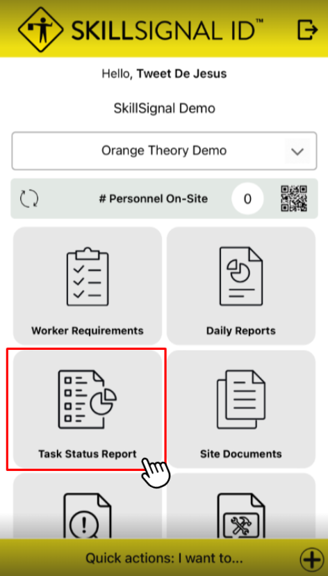 How to Run Task Status Reports in SSID – SkillSignal - Safety & Compliance