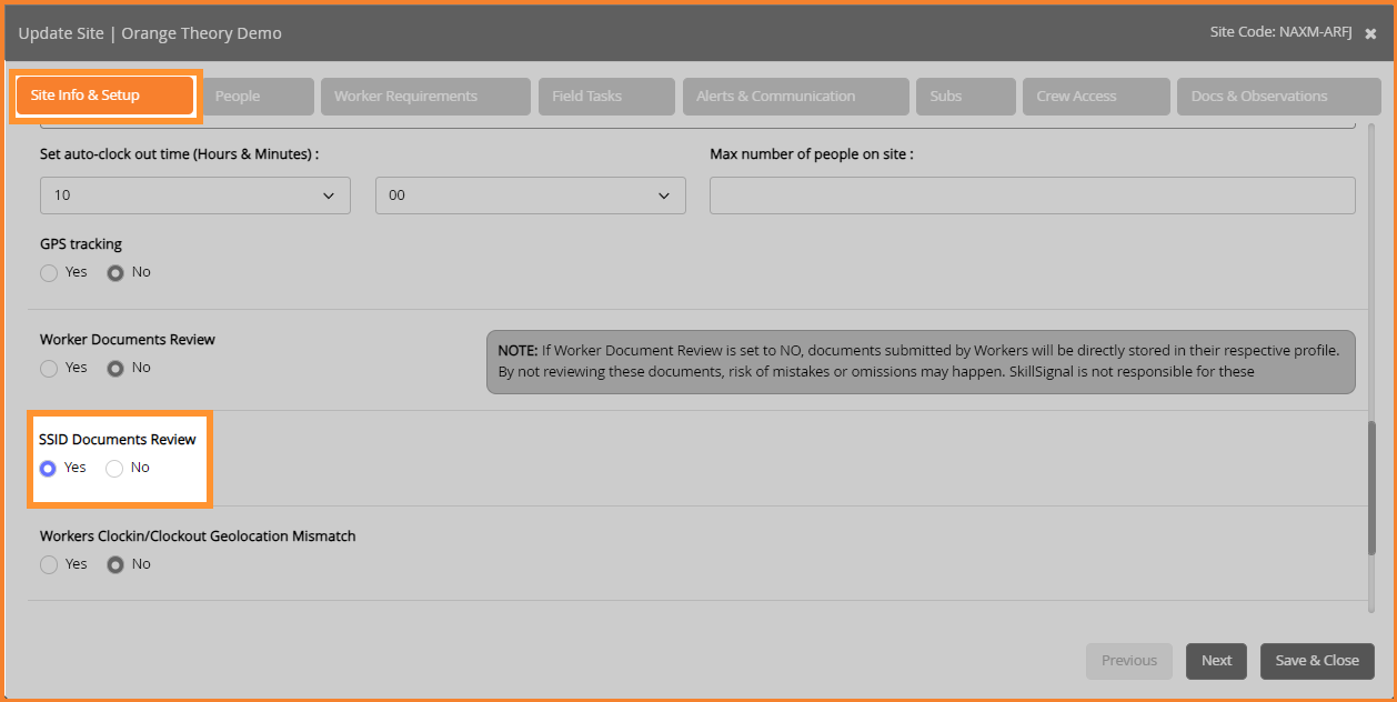How To Enable Document Review For Worker Documents And Field Supervisor Documents Skillsignal