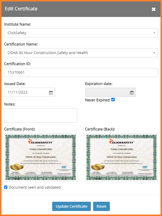 How to View/Edit/Verify/Delete Certificates on Web Dashboard ...