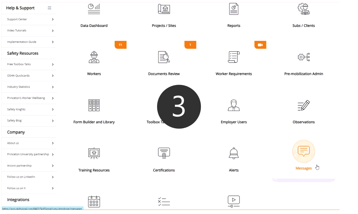 How to Send a Blast Message on the Skill Signal Web Dashboard ...