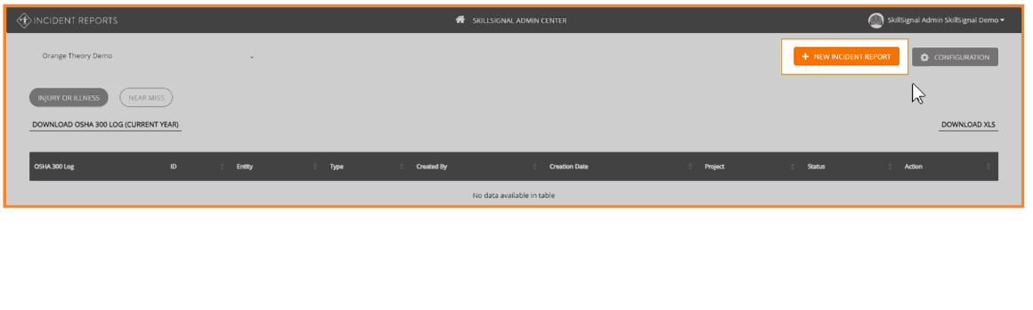 How to Submit an Incident Report through Web Dashboard – SkillSignal ...