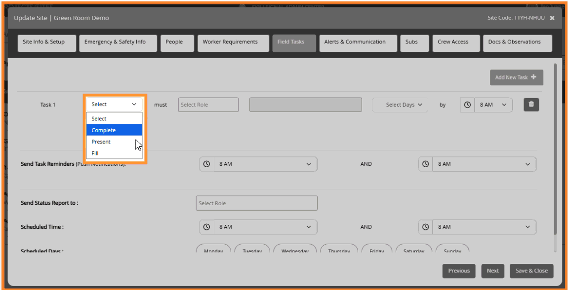 How to Set-up Task in SkillSignal Web Dashboard – SkillSignal - Safety ...